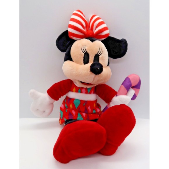 Disney | Toys | Disney Minnie Mouse Plush Toy Inch Holiday Disney Store ...